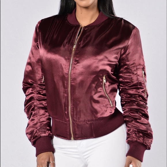 Fashion Nova | Jackets & Coats | Magenta Bomber Jacket | Poshmark